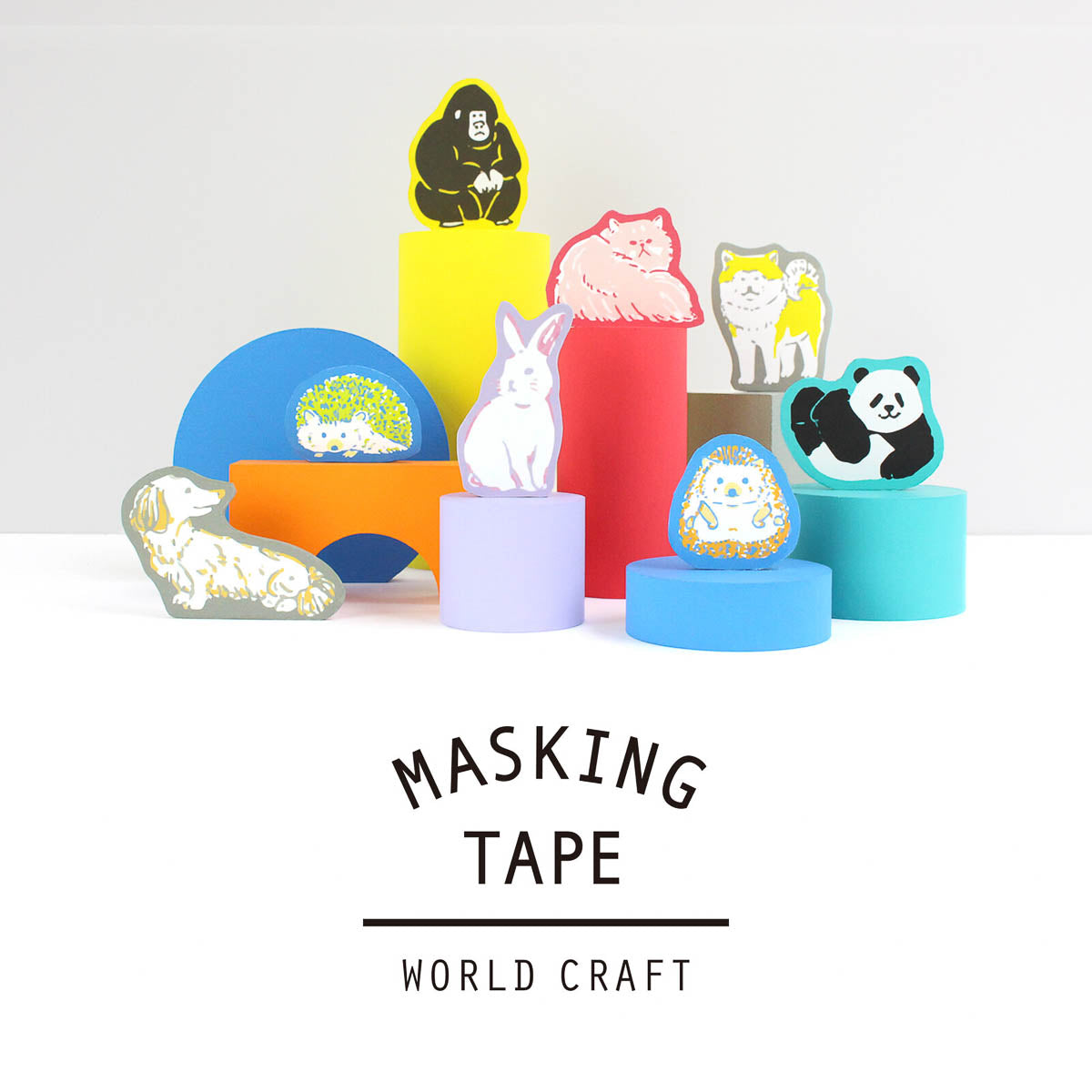 Masking Tape - WORLD CRAFT - Animals – Maido Okini